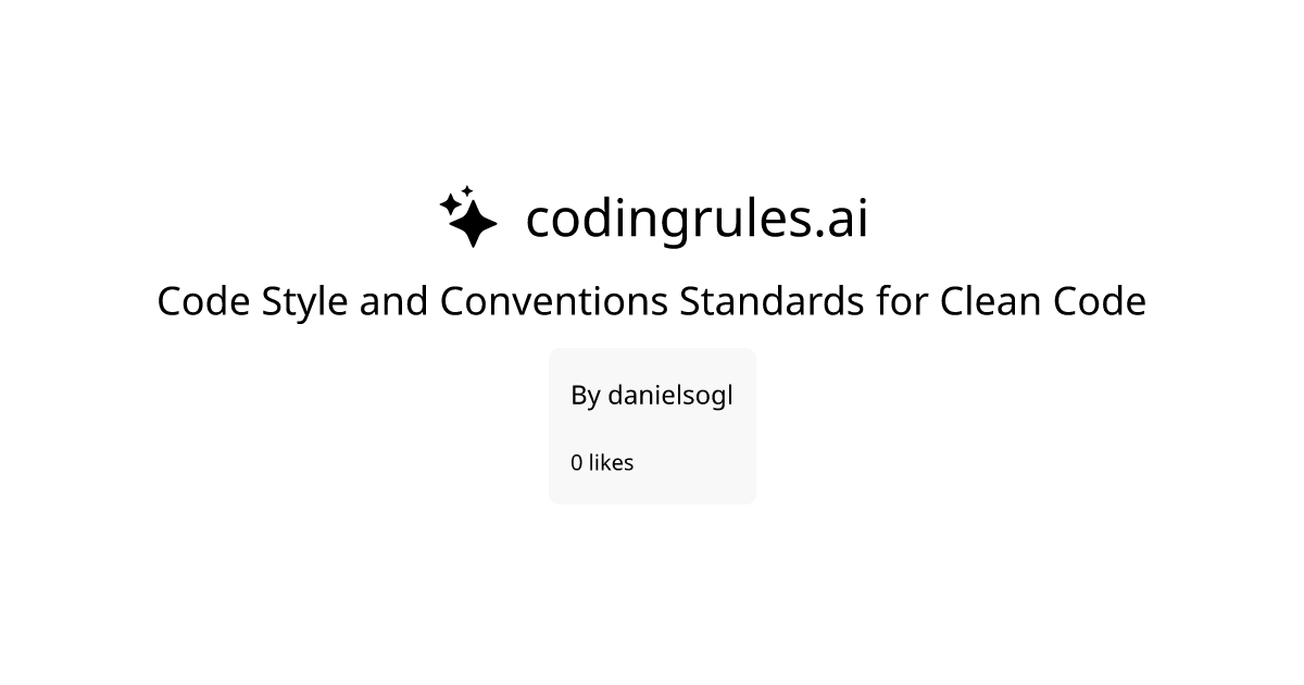 Code Style And Conventions Standards For Clean Code Coding Rules Codingrulesai
