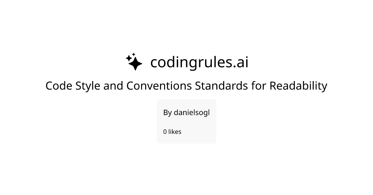 Code Style And Conventions Standards For Readability Coding Rules 4994