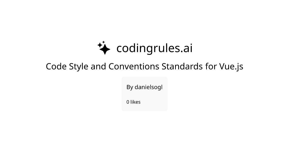 Code Style And Conventions Standards For Vuejs Coding Rules 8239